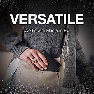 Seagate Backup Plus Slim STHN2000400 2 TB Portable Hard Drive - External - Black