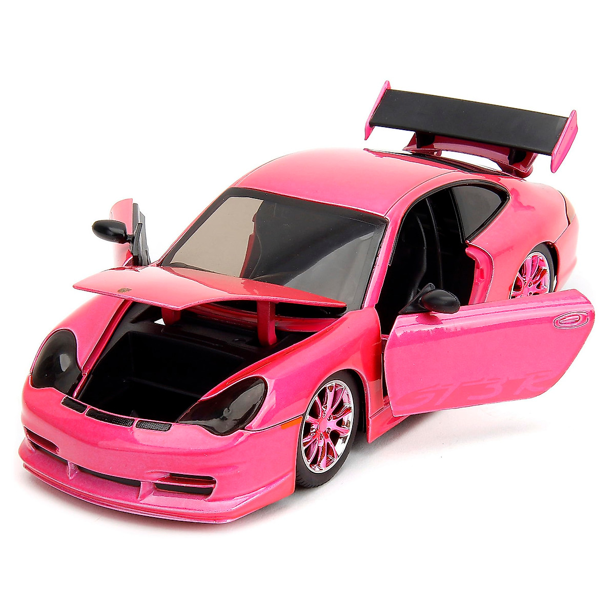 911 GT3 RS Pink Metallic with Pink Wheels Pink Slips Series 1/24 Diecast Model Car by Jada 34847