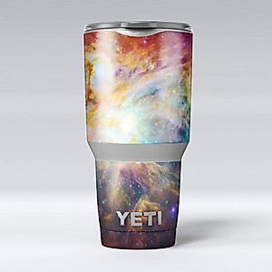 Design Skinz Mutli-Colored Clouded Universe - Skin Decal Vinyl Wrap Kit Compatible with The Yeti Rambler Cooler Tumbler Cups