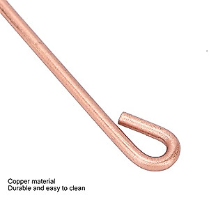 Tongue Scraper Bad Breath Treatment Pure Copper Tongue Cleaner Easy to Use Tongue Scraper for Adults U Shaped Tongue Scrubber Tongue Cleaner Maintain Oral Hygiene Scraper