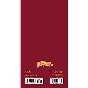 Willow Creek Press Tropical Summer 2-Year January 2024 - December 2025 Monthly Pocket Planner (3.5" x 6.5")