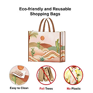 NymphFable 5 Pack Gift Bags Medium 17.7 * 15 * 5 inches Reusable Party Gift Bags Tote Bags for Birthday Wedding Party Favour Present Wrap with Handles