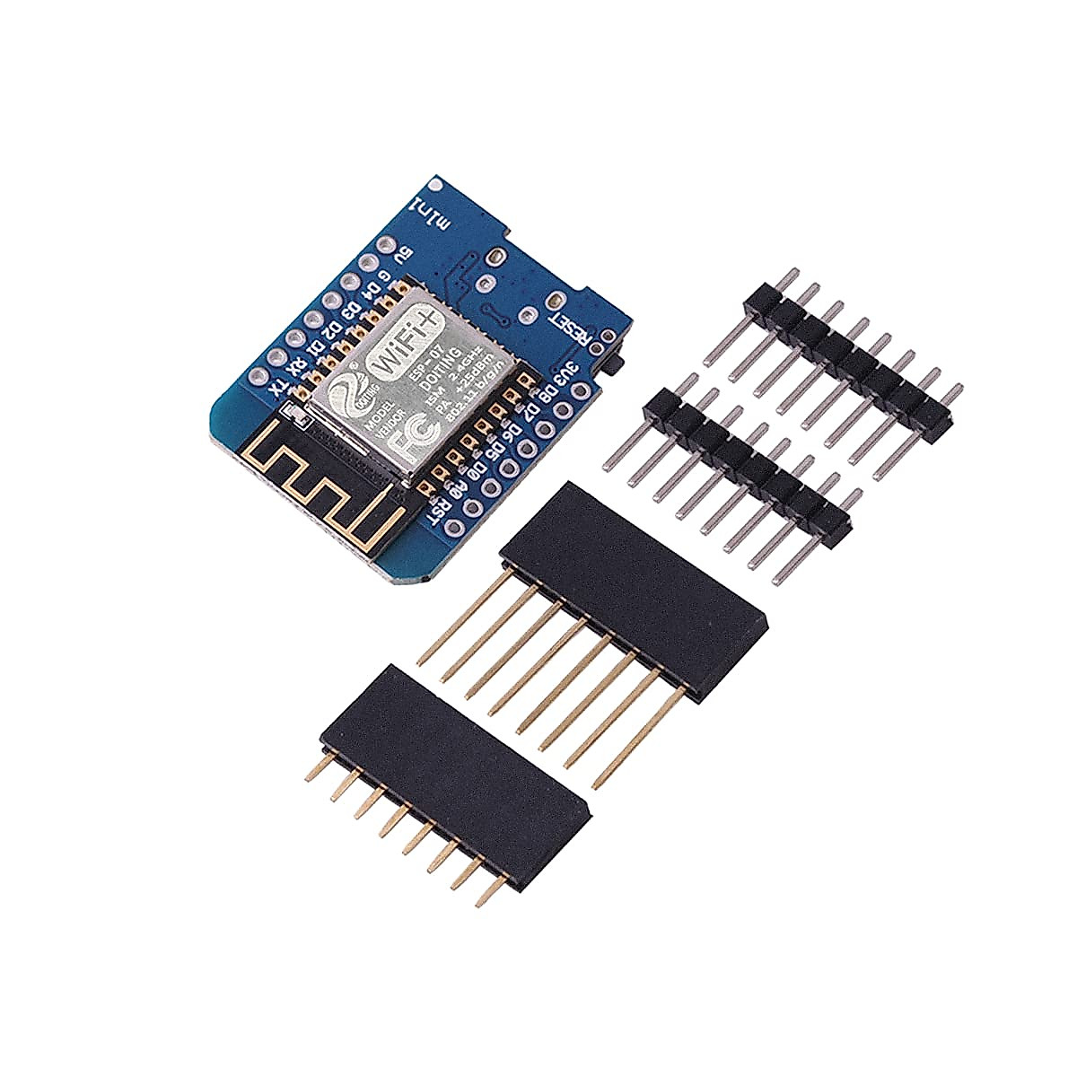 SP8266 ESP-12 ESP-12F NodeMcu Mini D1 Module WeMos Lua 4M Bytes WLAN Internet Development Board Base on ESP8266 ESP-12F for Ar-duino,Compatible with WeMos D1 Mini