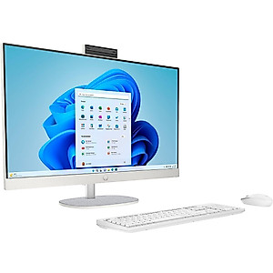 HP 27 All-in-One Touch Desktop 2TB SSD 64GB RAM Win 11 PRO (Intel 13th gen with 10 cores and Turbo Boost to 4.60GHz, 2 TB SSD, 64 GB RAM, 27-inch FullHD Touchscreen) PC Computer Essential Pavilion