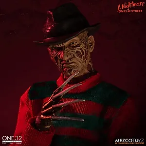 Mezco One: 12 Collective: A Nightmare On Elm Street: Freddy Krueger Action Figure, Multicolor
