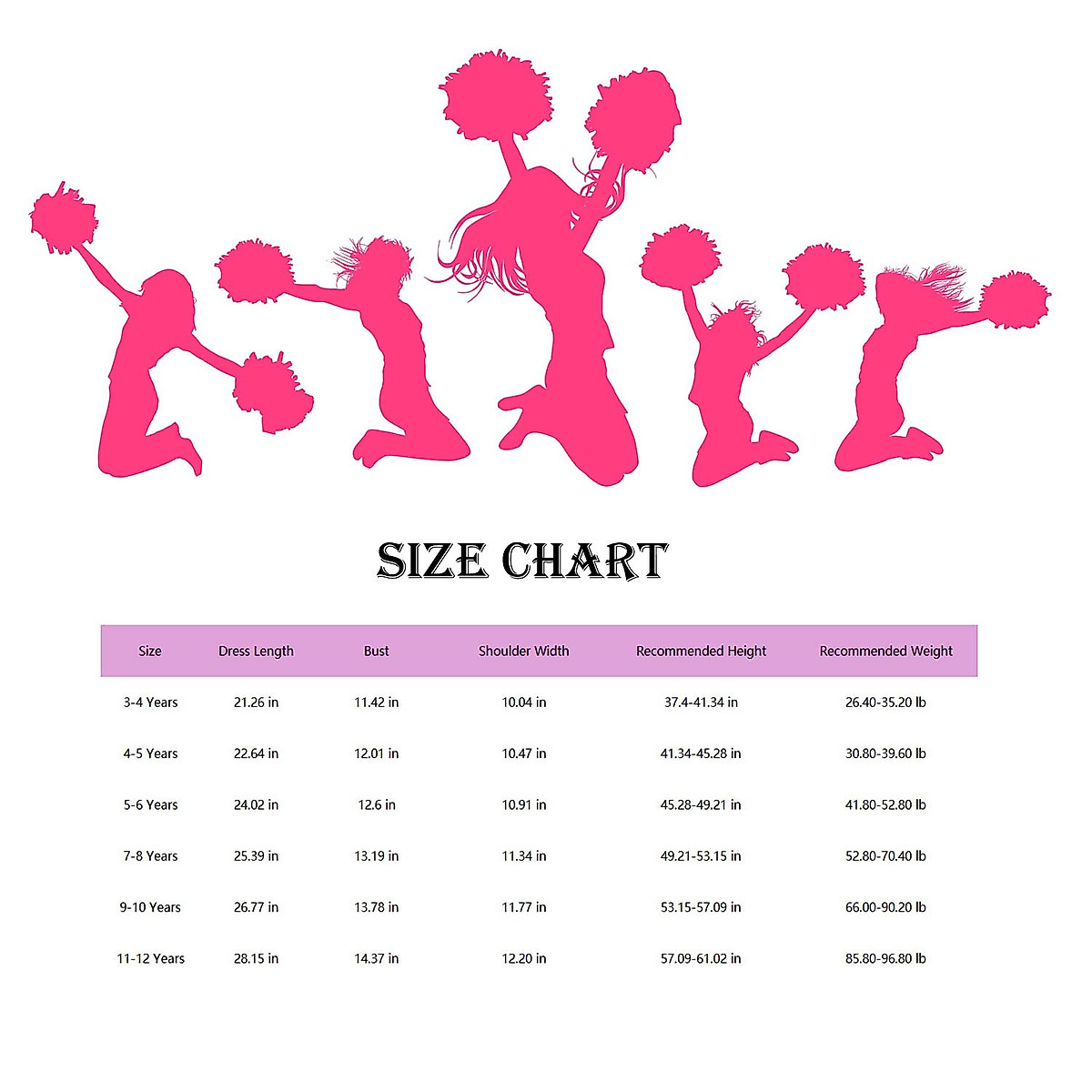 Hipoleter Zombies Girls Cheerleader Costumes Cheerleading Dress up Toddler for Party Movie Halloween Kids Outfits Cosplay, Rose, 9-10 Years