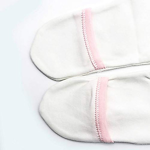 COBROO 2-Pack Baby Girl Footies Pajamas with Mittens 100% Cotton Lucky Birds Baby Girl Pajamas Set 0-3 Months