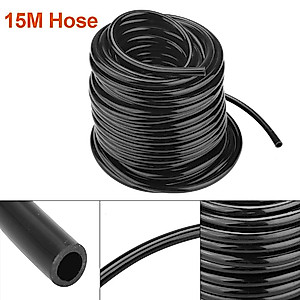 Boquite Valentine's Day Carnival Water Irrigation Set, Watering Equipment, Garden Lawn Greenhouse Micro Irrigation System Kit Plants Watering Hose Nozzle Sprinkler(15m/49.21ft)