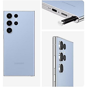 SAMSUNG Galaxy S23 Ultra 5G, US Version, 512GB, Sky Blue - Unlocked (Renewed)