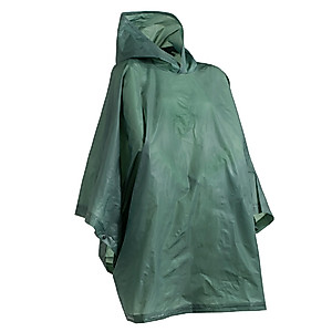 Totes Reusable, Compact & Travel-Friendly, Pullover Hood, Easy Snap, Lightweight, Hunter, One Size