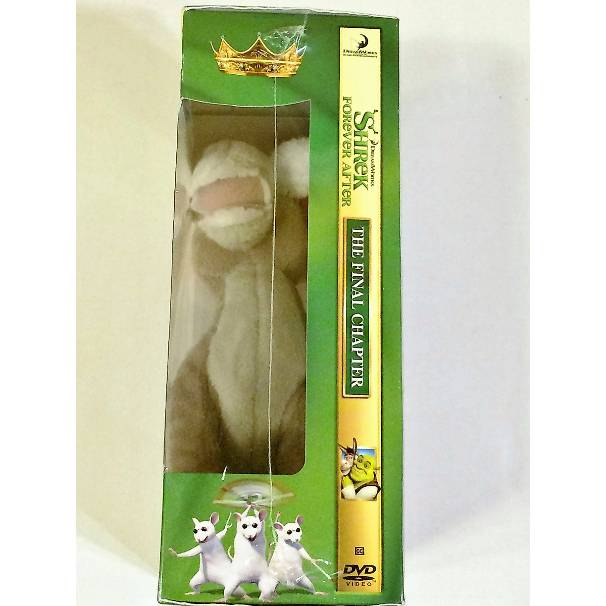 Shrek Forever After DVD + TY Beanie Baby (Donkey)