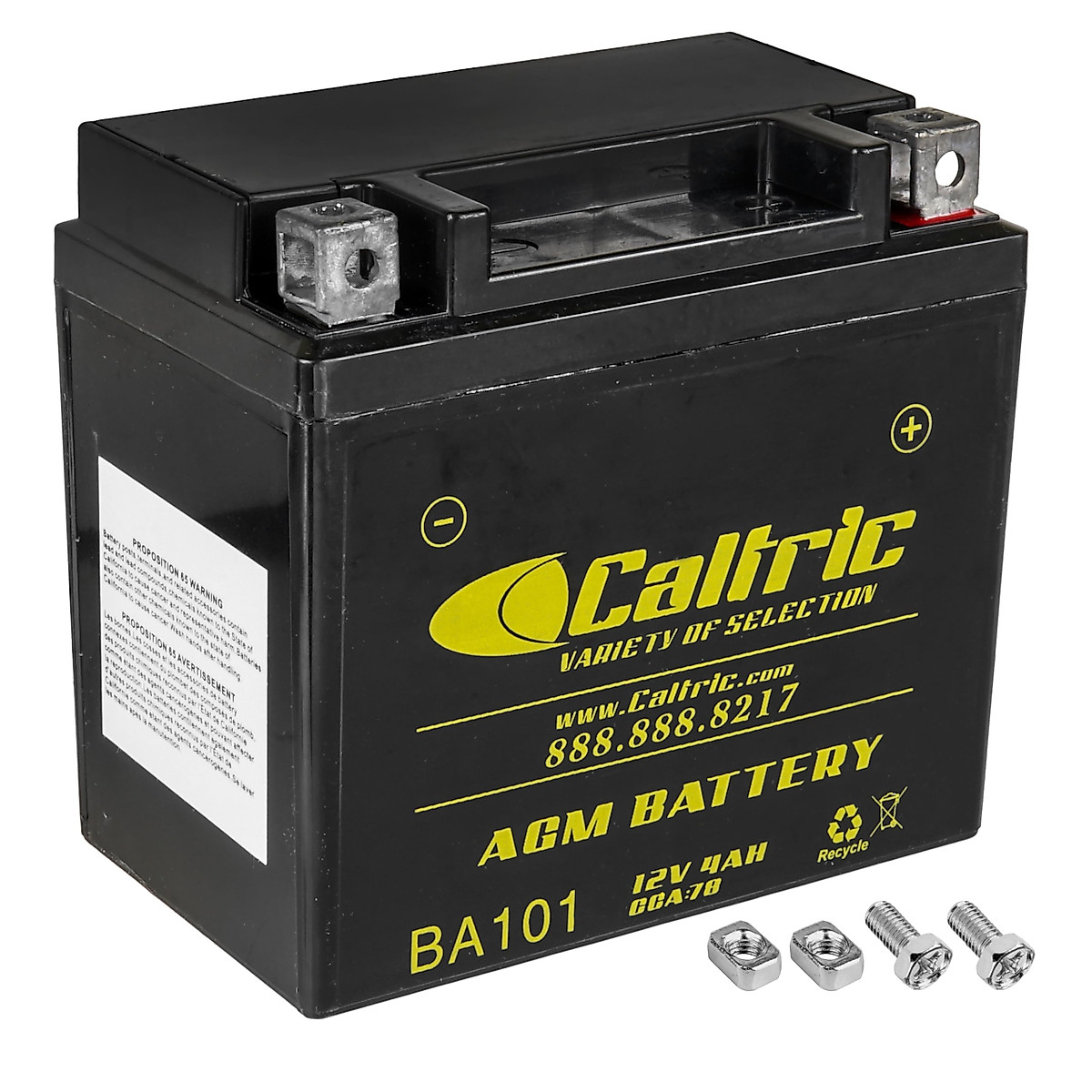 Caltric Agm Battery Compatible with Kymco Mongoose 70 2006 2007 2009