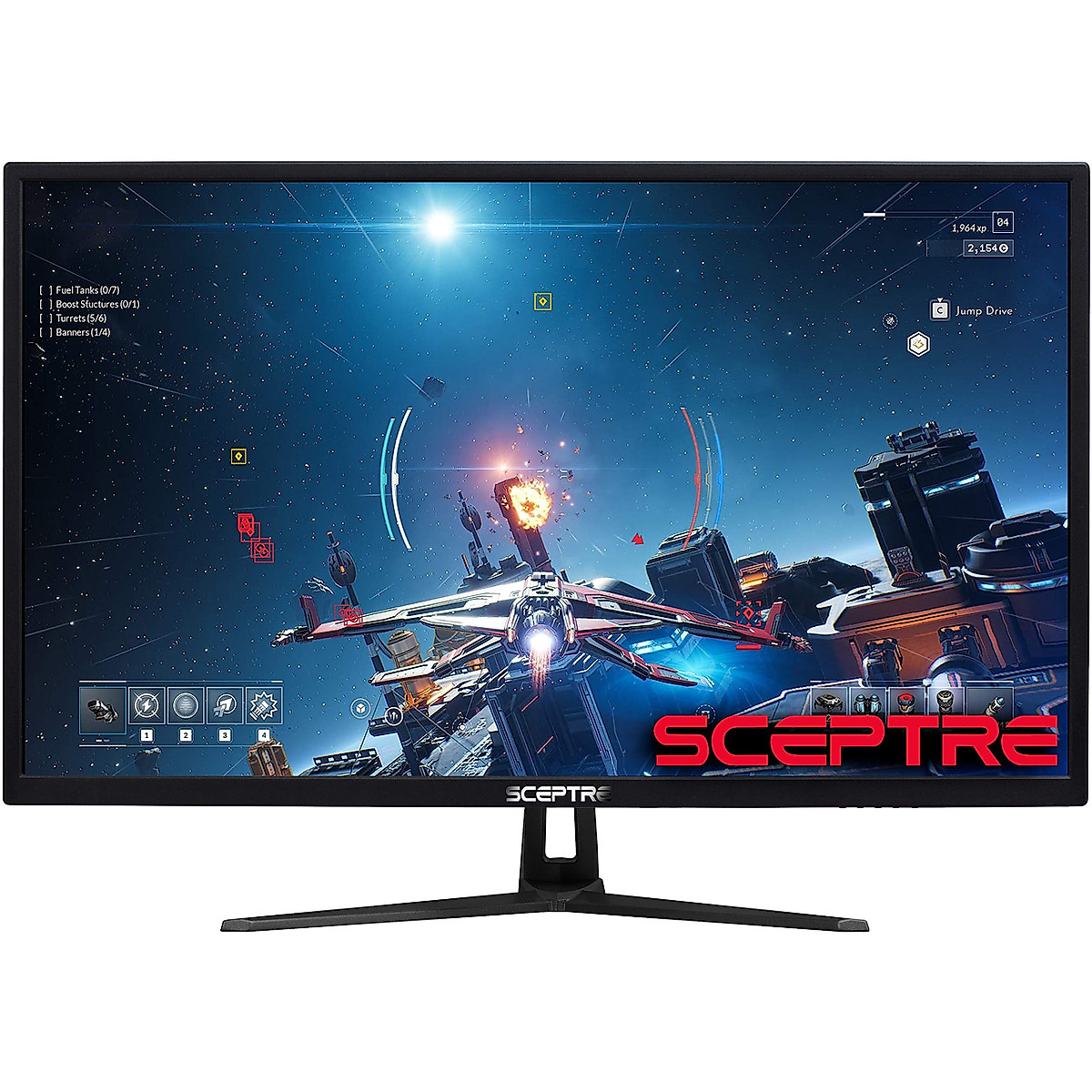 Sceptre New 32" QHD 1440p 2560x1440 LED Monitor HDMI DisplayPort up to 85Hz Build-in Speakers Blue Light Shift, Machine Black 2020