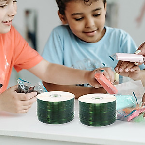 50Pcs Hand Decorated Discs handmade discs DIY Discarded Discs decorative DIY discs cd- r discs home decor Discs Craft blank recordable music rock plastic self made bird