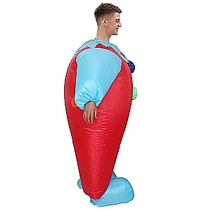 IRETG Inflatable Clown Costume for Adults