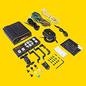 ThunderWave 150W Emergency Police Siren Amplifier [Remote Controller][2 x 15A Switches][Hands-Free Air Horn][3.5mm Input][Radio Rebroadcast] Warning PA System for Emergency Vehicles Trucks UTV POV