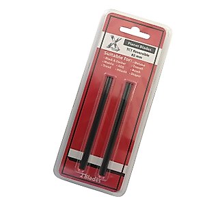 3-1/4" Planer blades Carbide Blades suitable for Bosch, B&D, Craftsman, DeWalt, Hitachi, Ryobi, and Most Hand-Held Planer