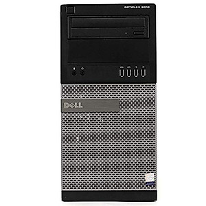 Dell Optiplex 9020 Tower Premium Business Desktop Computer (Intel Quad-Core i5-4670, 16GB RAM, 128GB SSD + 2TB HDD, DVD, WiFi, Windows 10 Professional) (Renewed) (9020 I5 2TB HDD HDMI)
