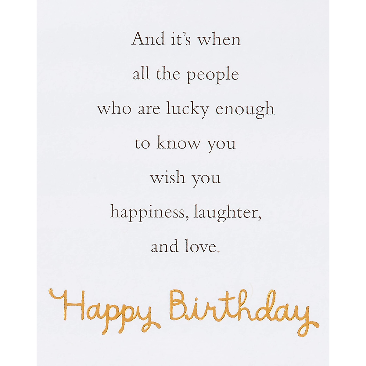 American Greetings 40th Birthday Card (When The Fun Begins)