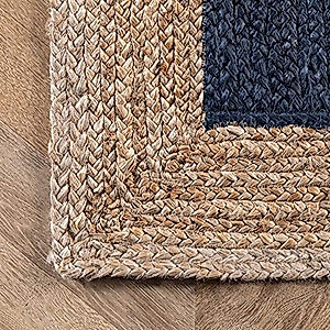 ROYAL ARTS & CRAFTS 2x3, 3x4, 3x5, 4x6, 5x7, 5x8, 6x9, 8x10, Indian Braided Jute Area Rug Braided Floor Natural Jute Area Rug Bohomain Rug Handmade Rug (2x3 Ft Area Rug) (Hand Braided Rug)
