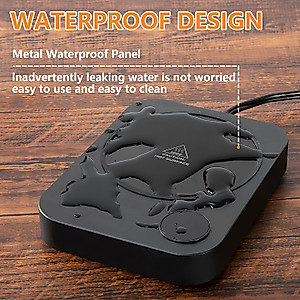 Coffee Mug Warmer, Coffee Mug Warmer for Desk with Auto Shut Off & 3 Temperature Settings, Smart Coffee Cup Warmer for Desk, Beverage Warmer for Tea, Milk, Coffee, Wax and Candle