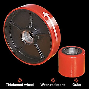 APOLLOLIFT Standard Duty Manual Pallet Jack Hand Truck 5500lbs Capacity 48" Lx21 W Fork Size