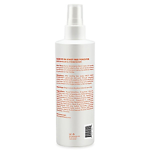 Sunny Isle Jamaican Black Castor Oil Knot Free Forever Leave-In Detangler & Conditioner 8oz (Pack of 2) | Moisturizes & Stimulates Hair Growth | Eliminates Frizz | Men & Women