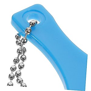 10pcs Scraper Sticker Scratching Tool Scraper Tool for Ticket Keychain Scraper Tool Hanging Craper for Cards Lotto Scratcher Tool Blank Stickers Tools Plastic Blade