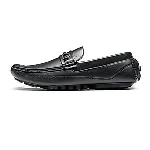 Bruno Marc Men's Black Driving Moccasins Penny Loafers Slip on Loafer Shoes Size 15 BM-Pepe-3