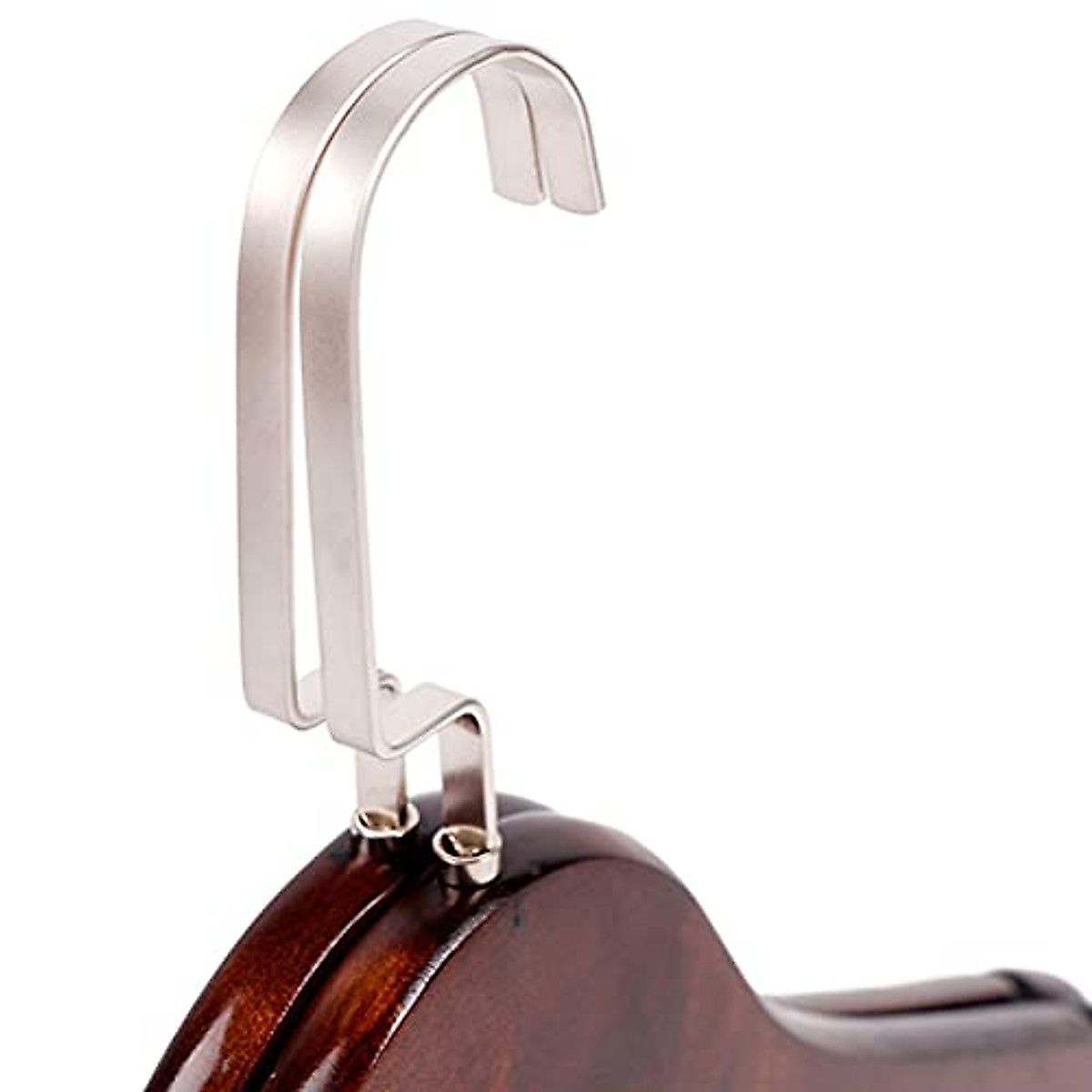 VICASKY 2Pcs Wood Hanger Non- Slip Hangers Clothes Hangers Shirts Sweaters Dress Hanger Drying Rack for Home