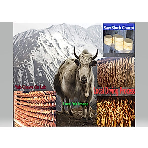 Snow Hill Dog Chews Size XXL 8 Oz Himalayan Yak Milk Natural Long Lasting Odor Stain Gluten GMO Free Protein-Rich improved Oral Health - Good for All Dogs above 75 lbs