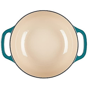 Lodge EC6D38 Enameled Cast Iron Dutch Oven, 6-Quart, Lagoon