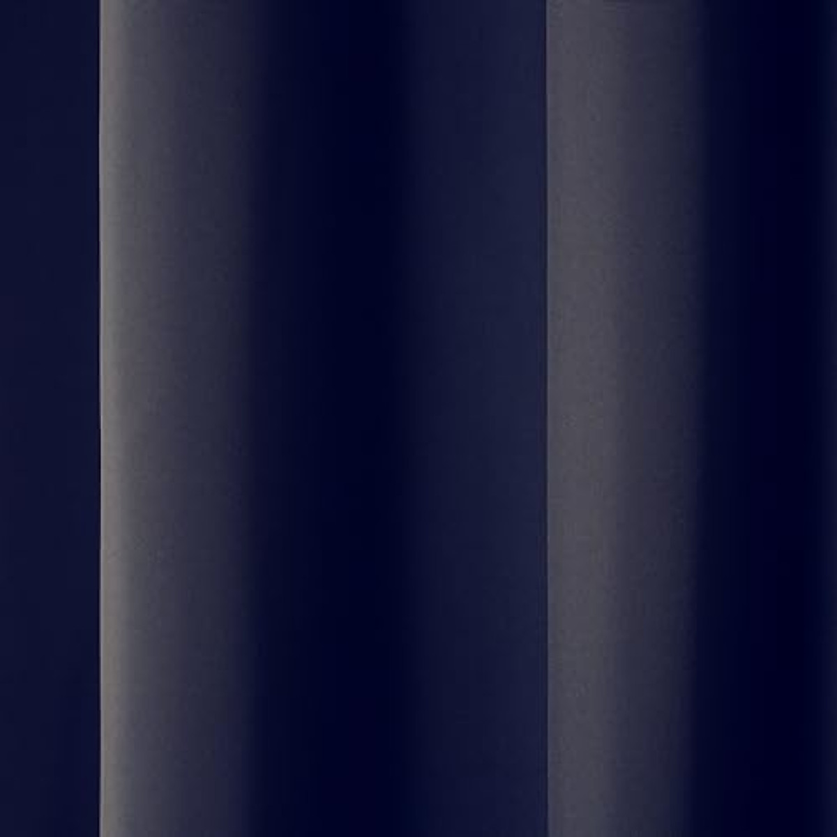 Exclusive Home Cabana Solid Indoor/Outdoor Light Filtering Grommet Top Curtain Panel Pair, 54"x63", Navy