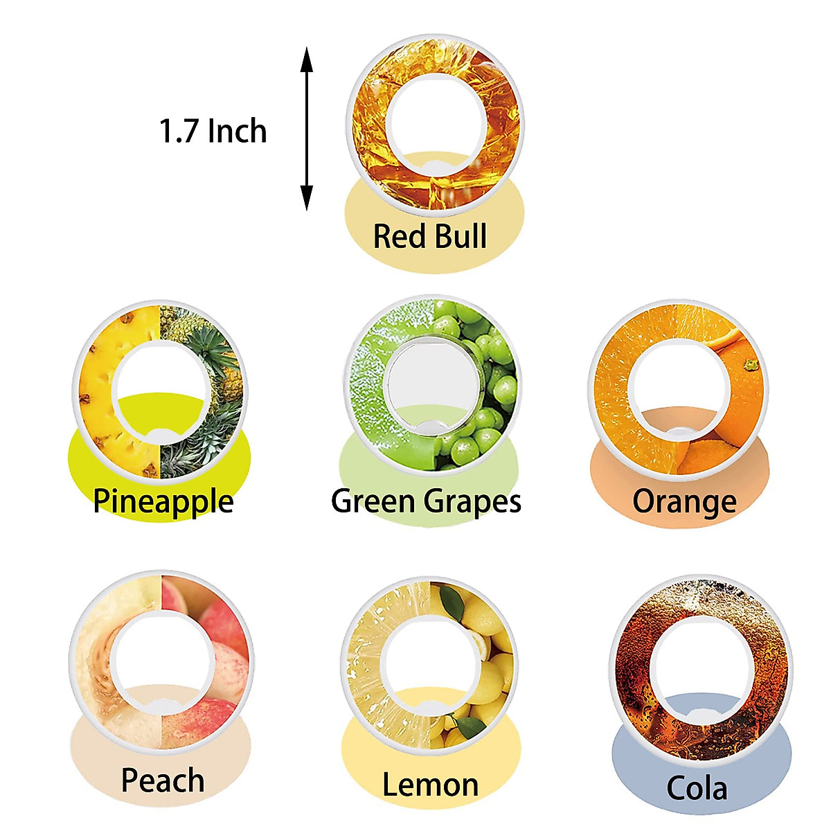 Dacnod Water Bottle with Flavor Pods,Fruit Fragrance Water Bottle,Scent Water Cup,Sports Water Cup Suitable for Outdoor Sports(A.Black(21.9 Oz/650ml)+7Pods), PODS-1