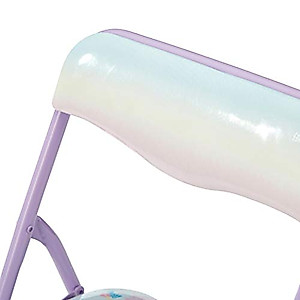 Heritage Kids 3 Piece Table and Chair Set, Purple Unicorn