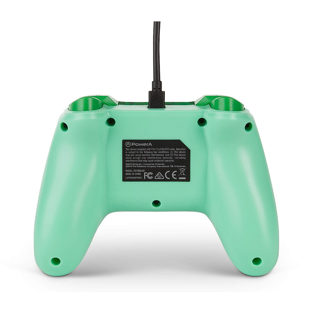 PowerA Wired Controller for Nintendo Switch - Pokémon: Bulbasaur Overgrow, Gamepad, Game controller, Wired controller, Officially licensed