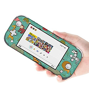 Africa Animals Pattern Cute Sticker Skin Protector Full Print Slim Cover for Switch Console and Switch Lite