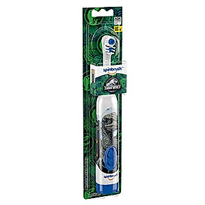 Jurassic World Kid’s Spinbrush Electric Battery Toothbrush, Soft, 1 ct