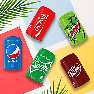 Skywin Silicone Can Sleeve - 5 Pack with Mix Can Cover Soda Silicone Can Sleeve (Mix Colors)