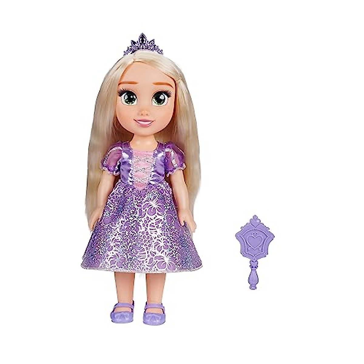Disney Princess My Friend Rapunzel Doll 14 inch Tall includes Removable Outfit, Tiara, Shoes & Brush