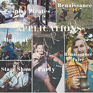 AIFARLD Men's Long Sleeve Shirts Retro Style Lace up for Medieval Viking Hippie Halloween Cosplay Pirate Renaissance Costume Khaki