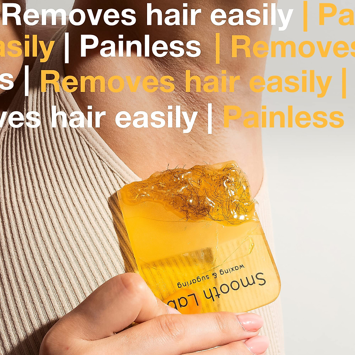 Smooth Lab Sugaring Applicator Tool for Sugar Waxing Hair Removal No Strips Stripless Sugar Wax Spatula