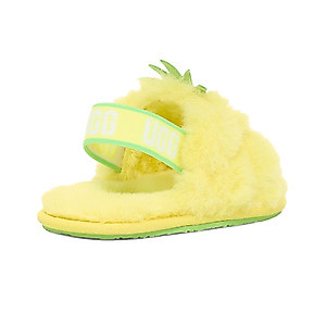 UGG Kids T Fluff Yeah Pineapple STUFFIE Slipper, 10 US Unisex Toddler