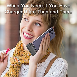 OHZHAO 2 Pack Portable Charger iPhone, Upgraded 5500mAh Power Bank for iPhone, 20W PD Fast Charging, Ultra-Compact Travel Portable Phone Charger, Battery Pack for iPhone 14/13/12/11/X/8/7 Series