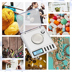 Gemini 20 - Portable Precision Modern Stainless Steel Digital Milligram Scale 20g x 0.001g (Silver) - AMERICAN WEIGH SCALES