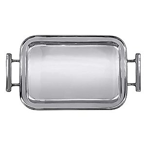 Mariposa, Bowls & Platters Dinnerware & Serveware, Service Tray, Signature Silver