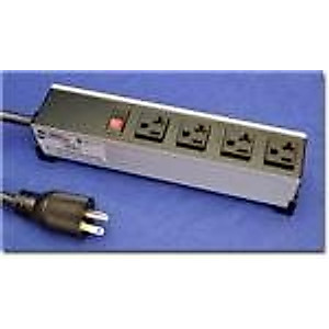 Hammond Manufacturing 1589T4F1 20 AMP Power BAR, 4 OUTLETS