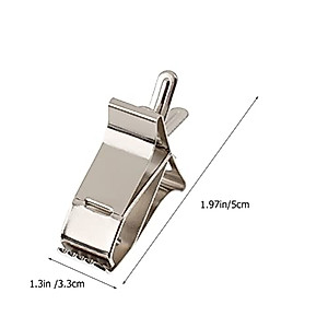 Ipetboom Bird Fruit Clips Bird Cage Food Holder Clips 4pcs Stainless Steel Parrot Fruit Vegetable Clips Bird Cage Feeder Clip for Budgie Parakeet Cockatoo Macaw Cockatiel Conure