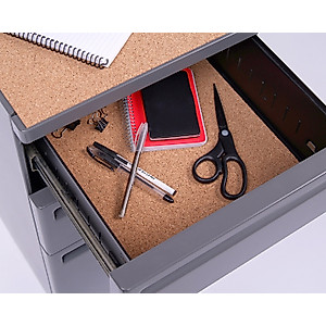 Con-Tact Brand Cork Non-Adhesive Shelf and Drawer Liner for Crafters, 12" x 4', Natural, 6 Rolls