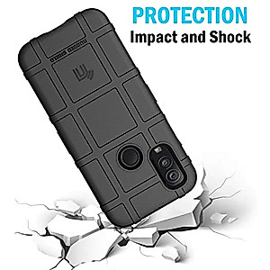 Nakedcellphone Special Ops Series Compatible with Verizon Kyocera DuraSport 5G UW Phone (C6930) Case, Tactical Armor Rugged Shield Cover [Anti-Fingerprint, Matte Grip Texture] - Black